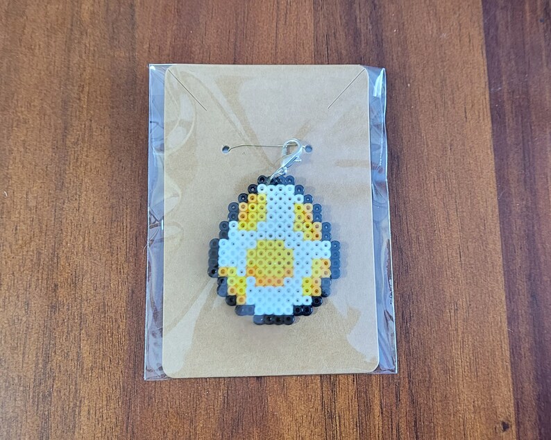 Yoshi Egg Mini Perler Beads Keychain/pendant - Etsy