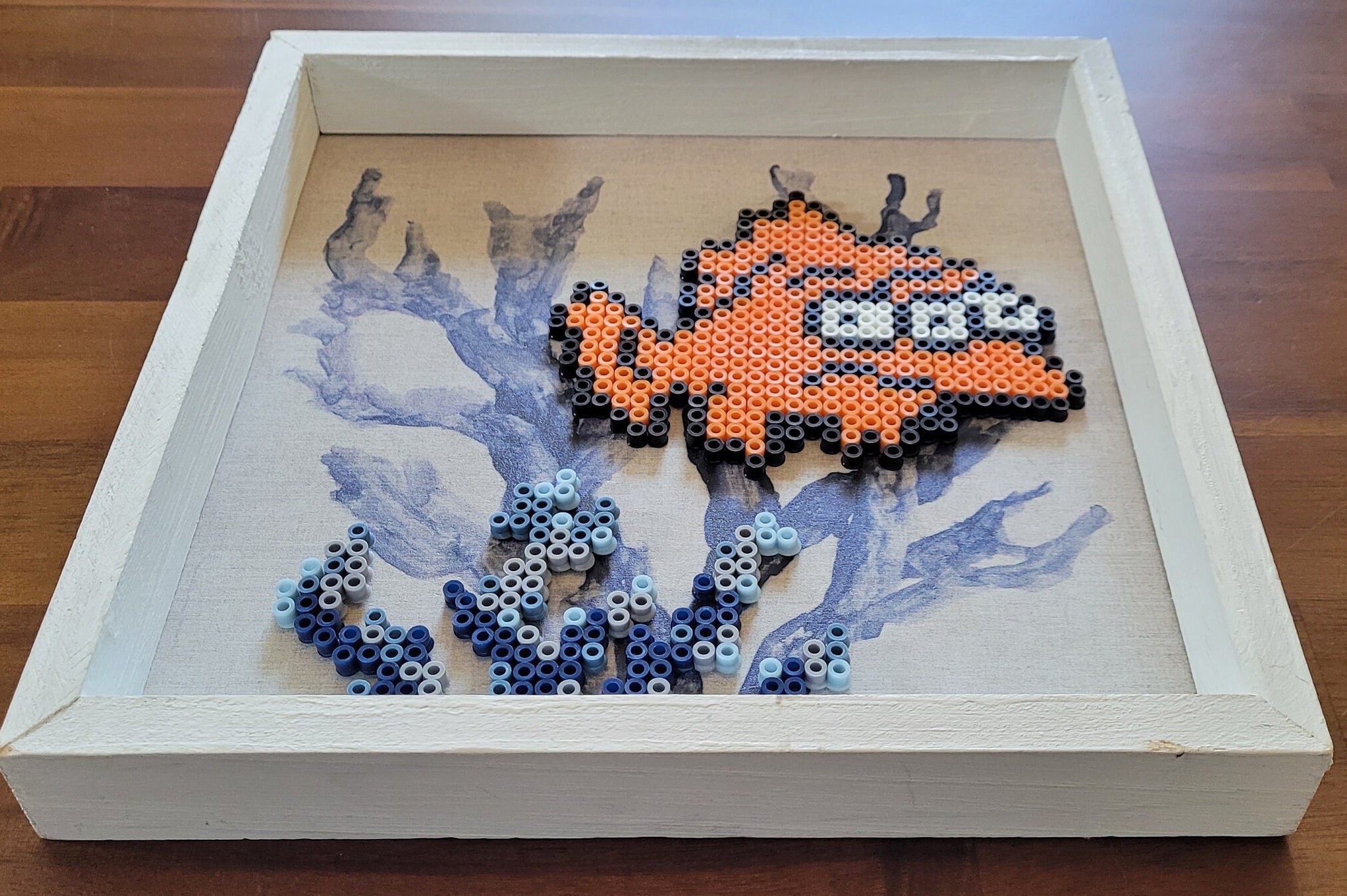 Simpsons 3 Eyed Fish Framed in White Shadowbox - Etsy