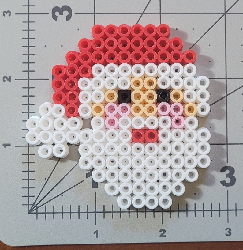 Santa Perler Beads - Etsy