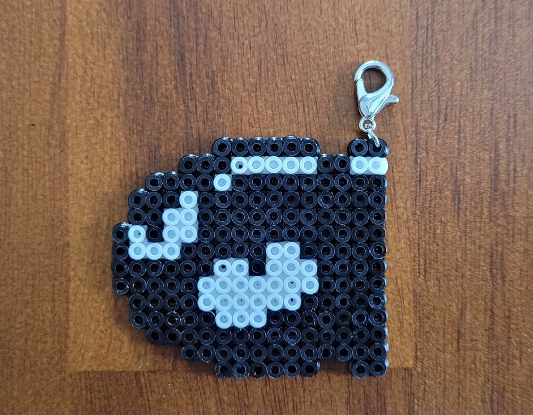 Mario Bullet Bill Mini Perler Beads Keychain/pendant - Etsy