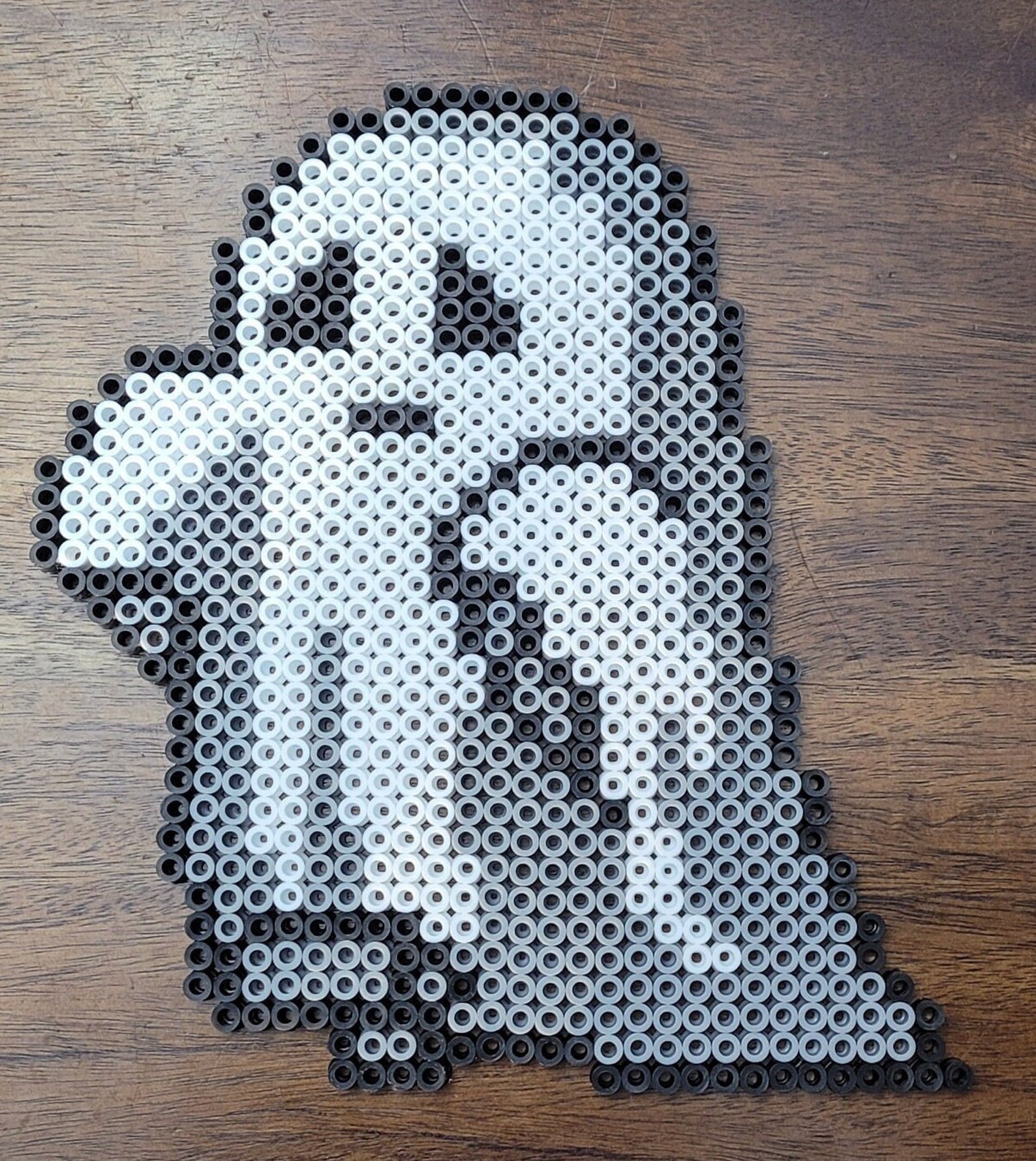 Ghost Perler Beads on a Frame - Etsy