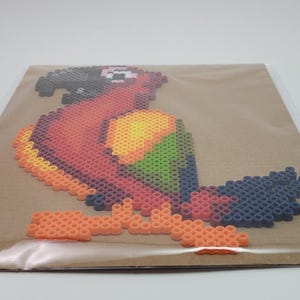 Red Parrot Perler Beads - Etsy
