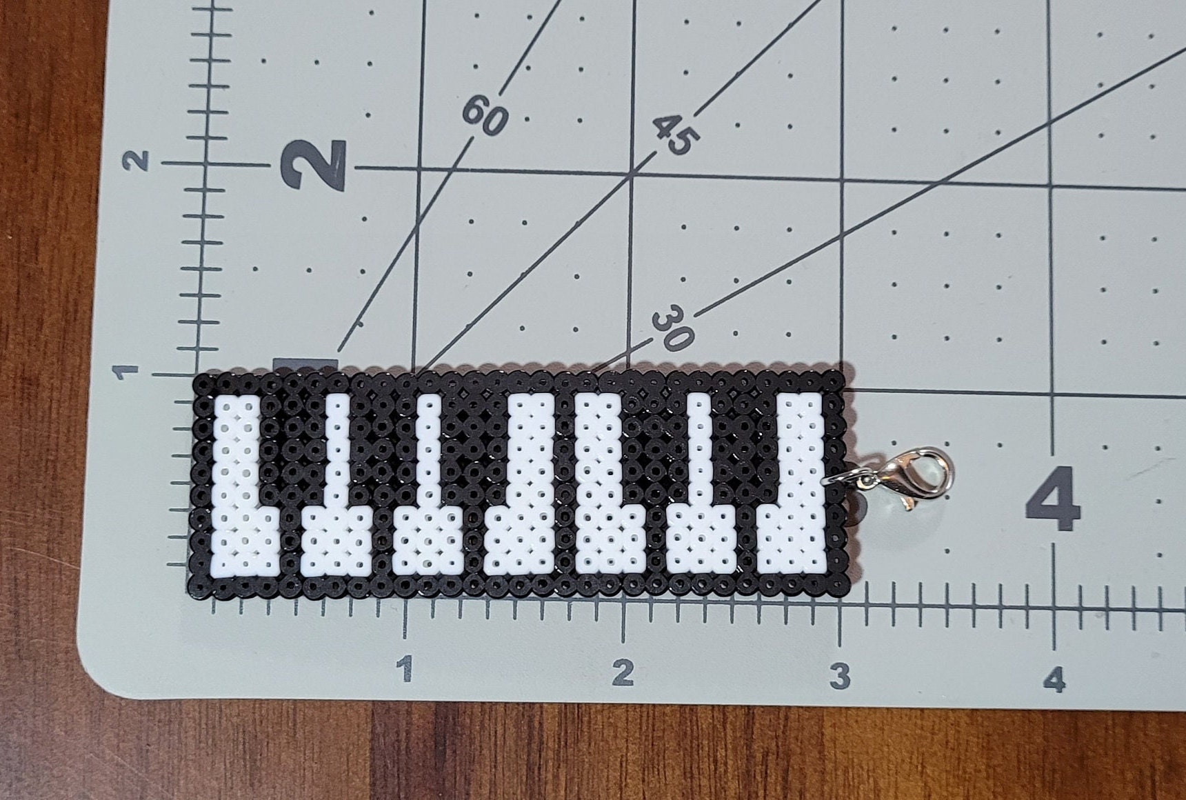 Keyboard or Piano Mini Perler Beads Keychain/pendant - Etsy