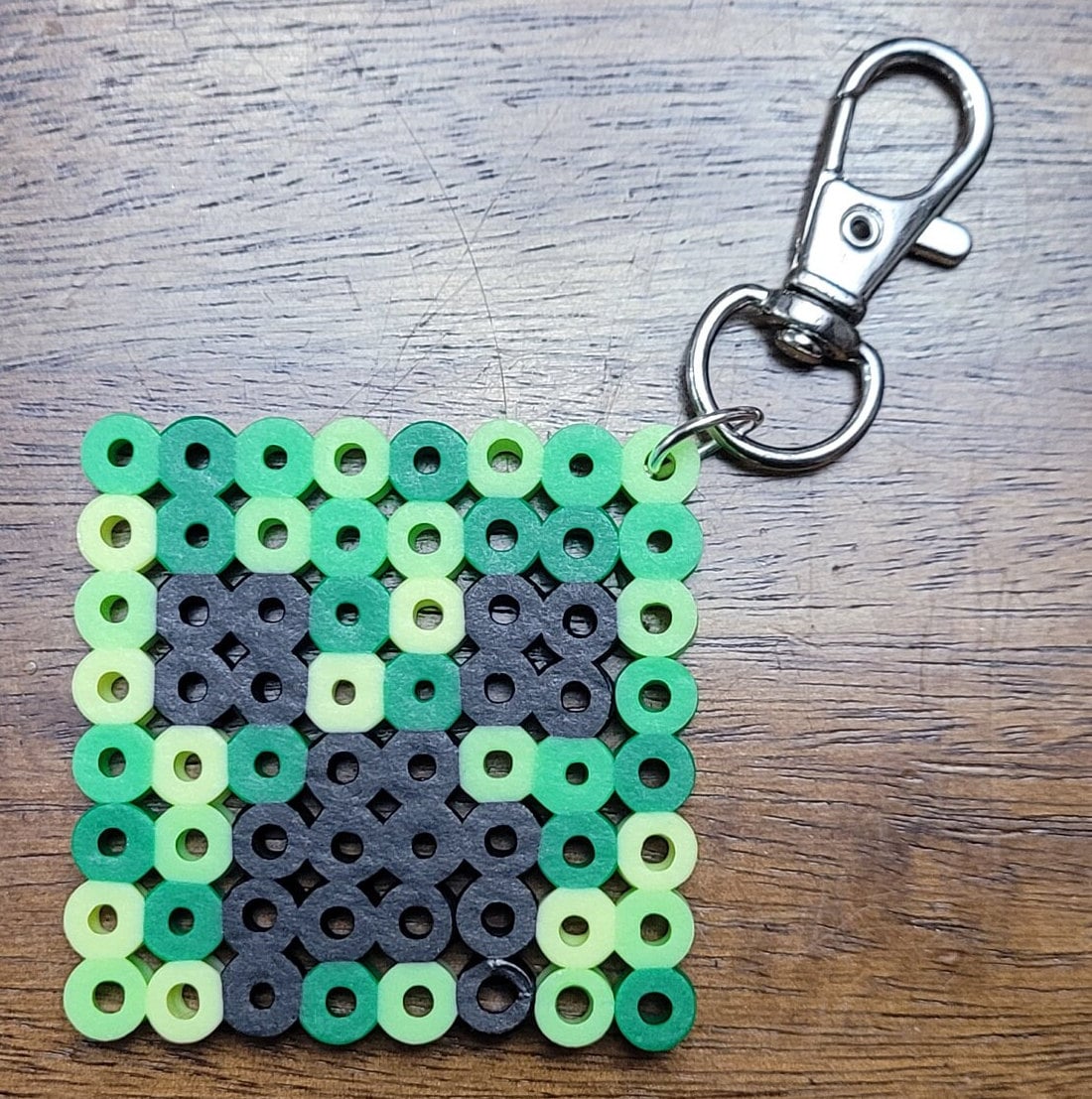 Minecraft Creeper Perler Beads Keychain/pendant - Etsy