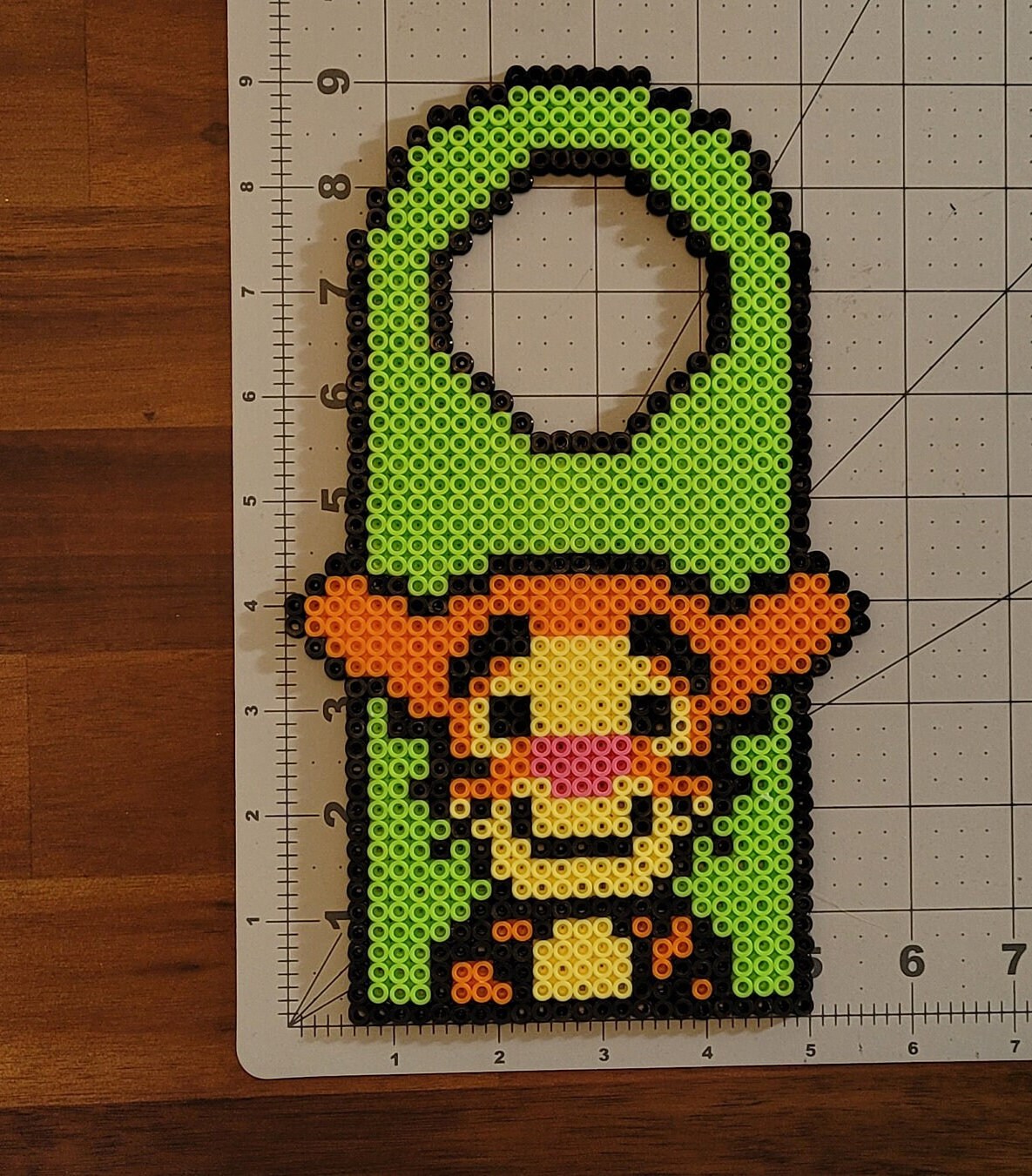Tigger Door Hanger Made Out of Perler Beads - Etsy