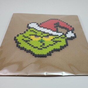 Grinch Perler Beads - Etsy