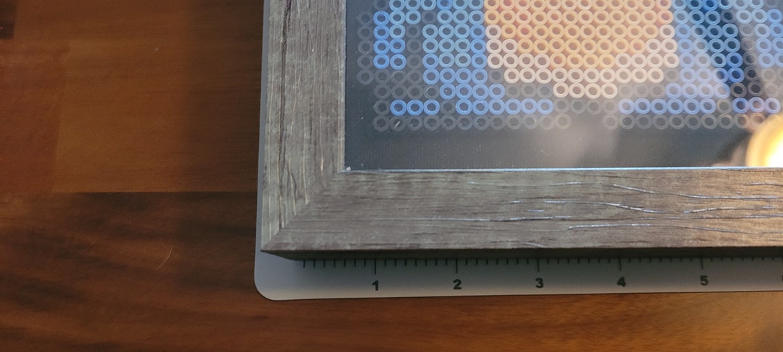 Box of Perler Bead Frogs Framed in Gray Shadowbox - Etsy