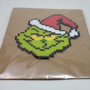 Grinch Perler Beads - Etsy