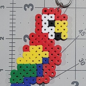 Parrot Perler Beads Keychain/pendant - Etsy