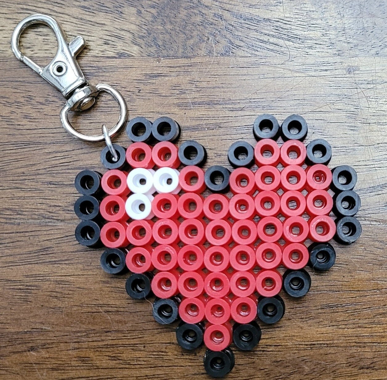 Video Game Heart Perler Beads Keychain/pendant - Etsy