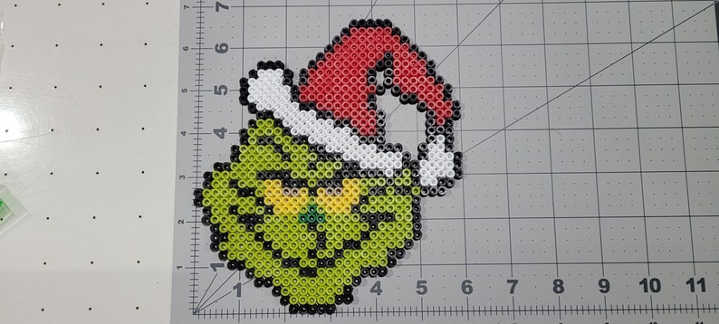 Grinch Perler Beads - Etsy