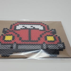 Red Volkswagen Slug Bug Perler Beads - Etsy