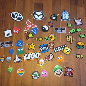 Keyboard Mini Perler Beads Keychain/pendant - Etsy