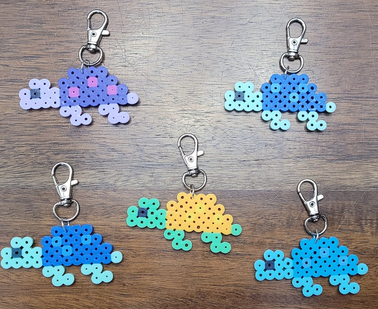 Turtle Perler Beads Keychain/pendant - Etsy