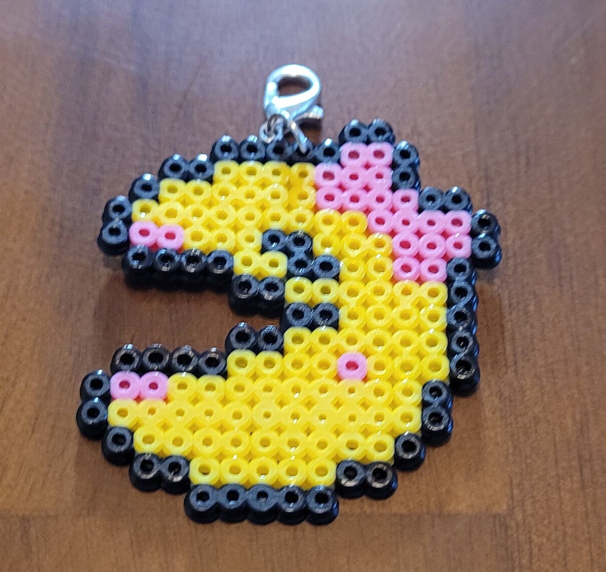 Mrs. Pac Man Mini Perler Beads Keychain/pendant - Etsy