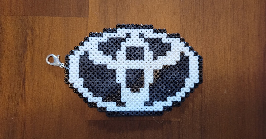 Toyota Logo Mini Perler Beads Keychain/pendant - Etsy