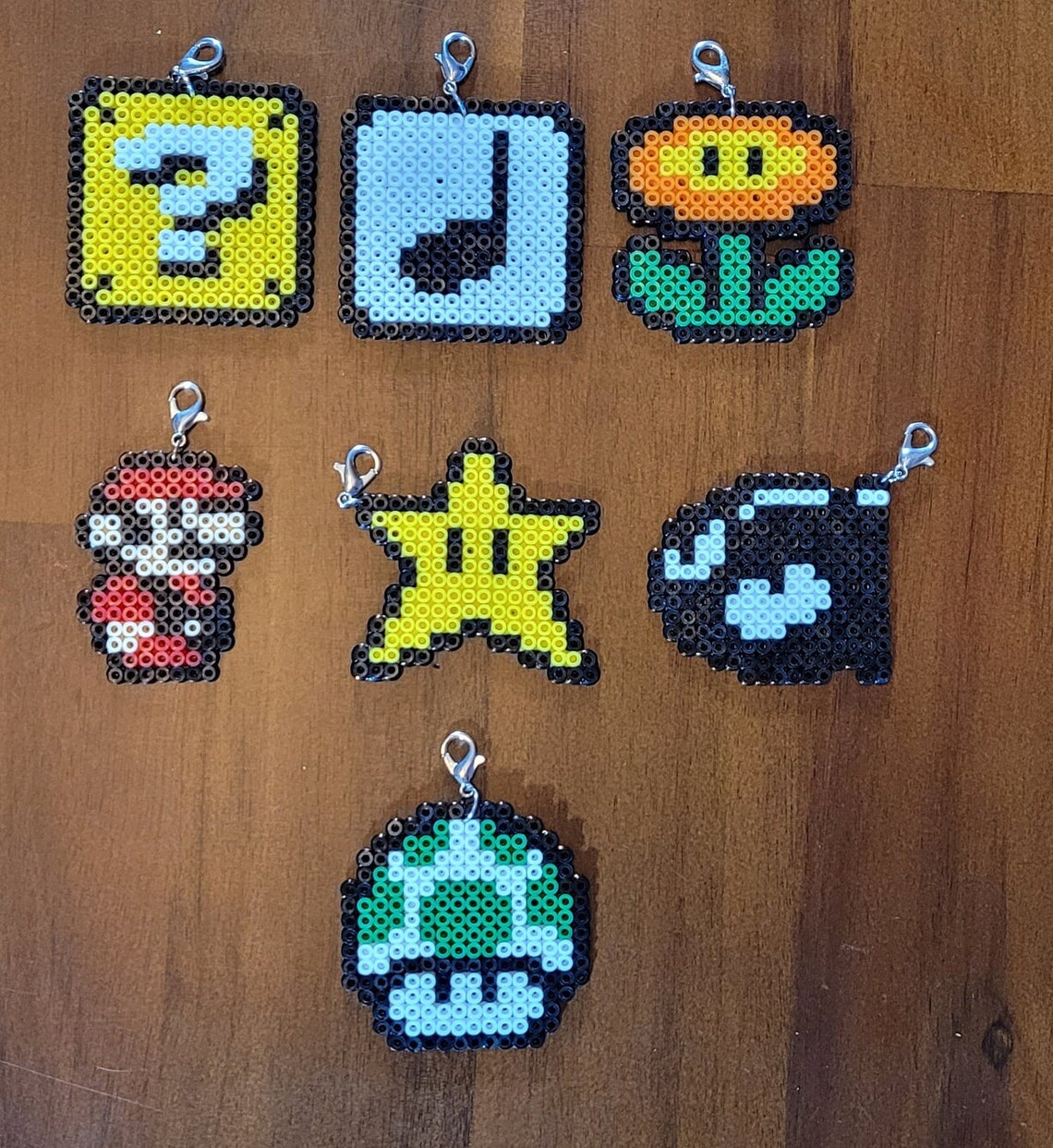 Mario Mini Perler Beads Keychain/pendant - Etsy