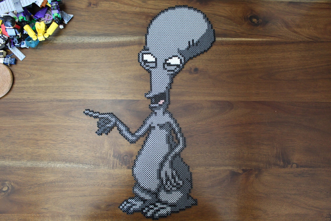 American Dad Roger Perler Beads - Etsy