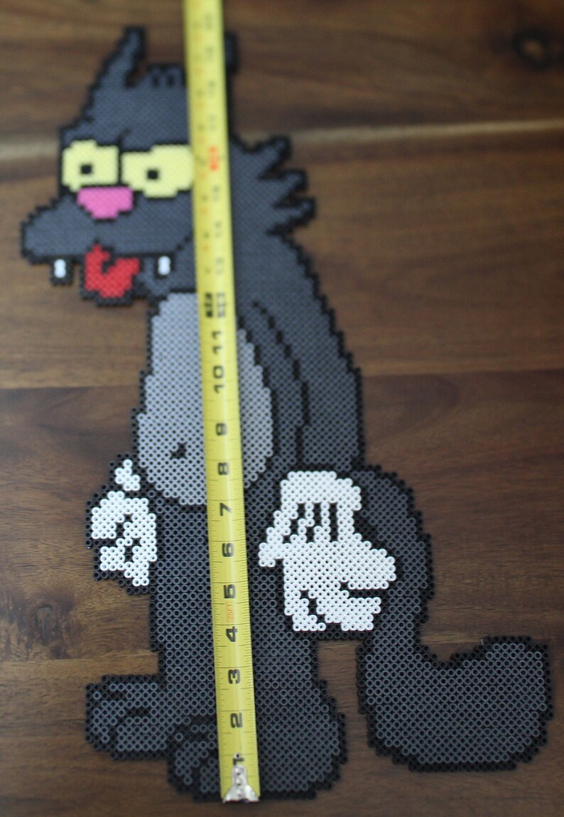 Simpsons Itchy and Scratchy Perler Beads - Etsy