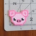 Pink Pig Mini Perler Beads Keychain/pendant - Etsy
