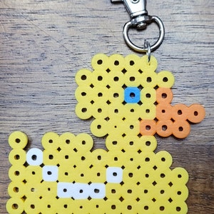 Duck Perler Beads Keychain/pendant - Etsy