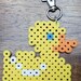 Duck Perler Beads Keychain/pendant - Etsy