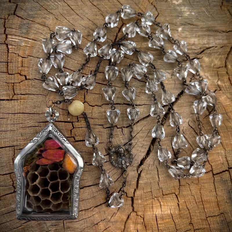 Reliquary Pendant - Etsy