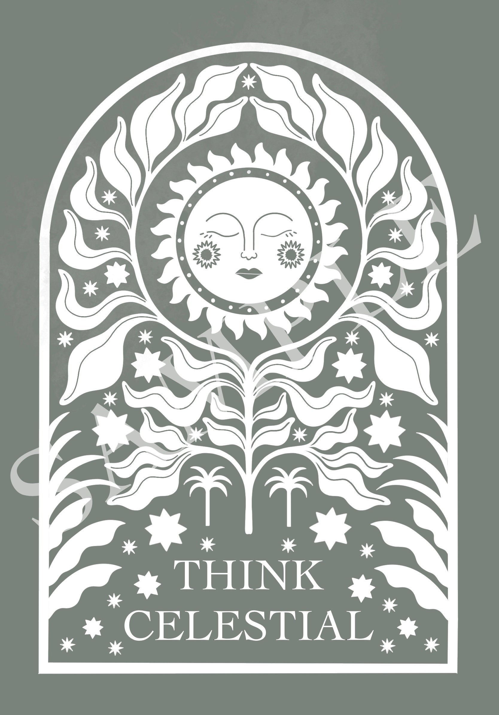 Think Celestial Downloadable PDF Print - Etsy