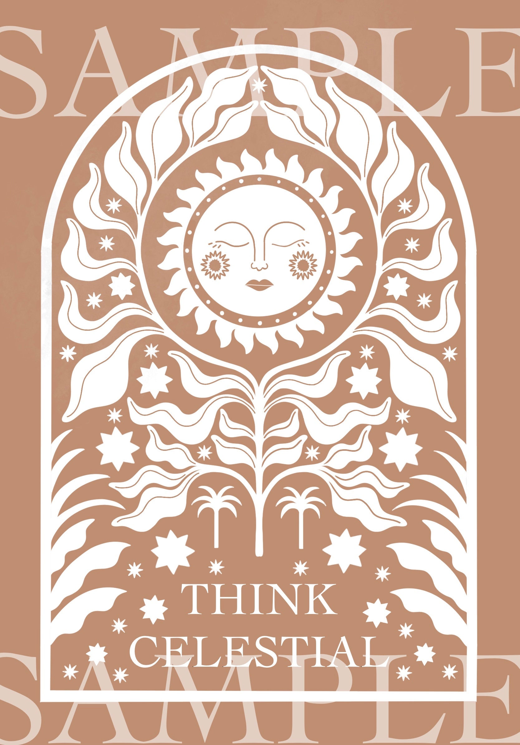 Think Celestial Downloadable PDF Print - Etsy