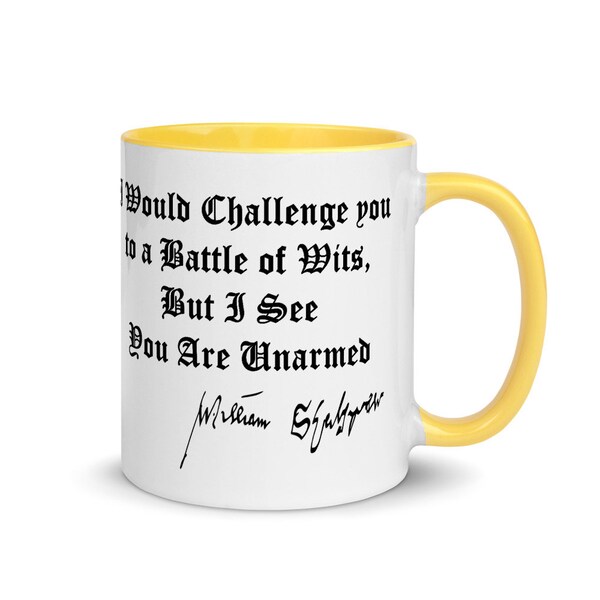 Shakespeare Mug - Etsy