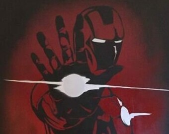 Iron Man Spray Paint - Etsy