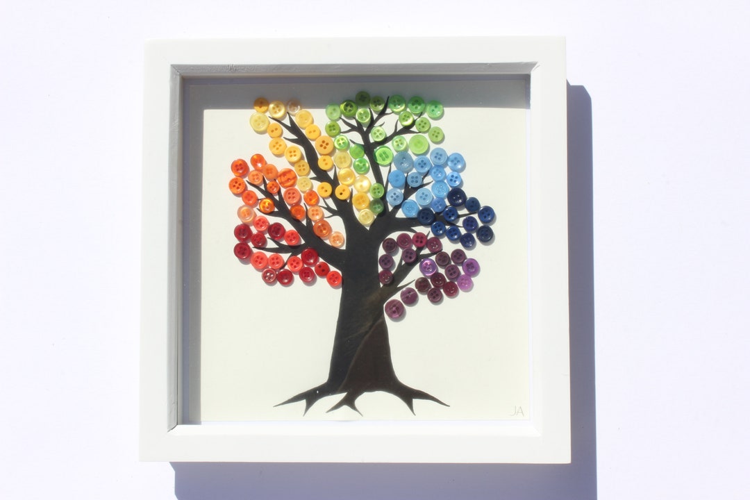 Chakra Button Tree - Etsy