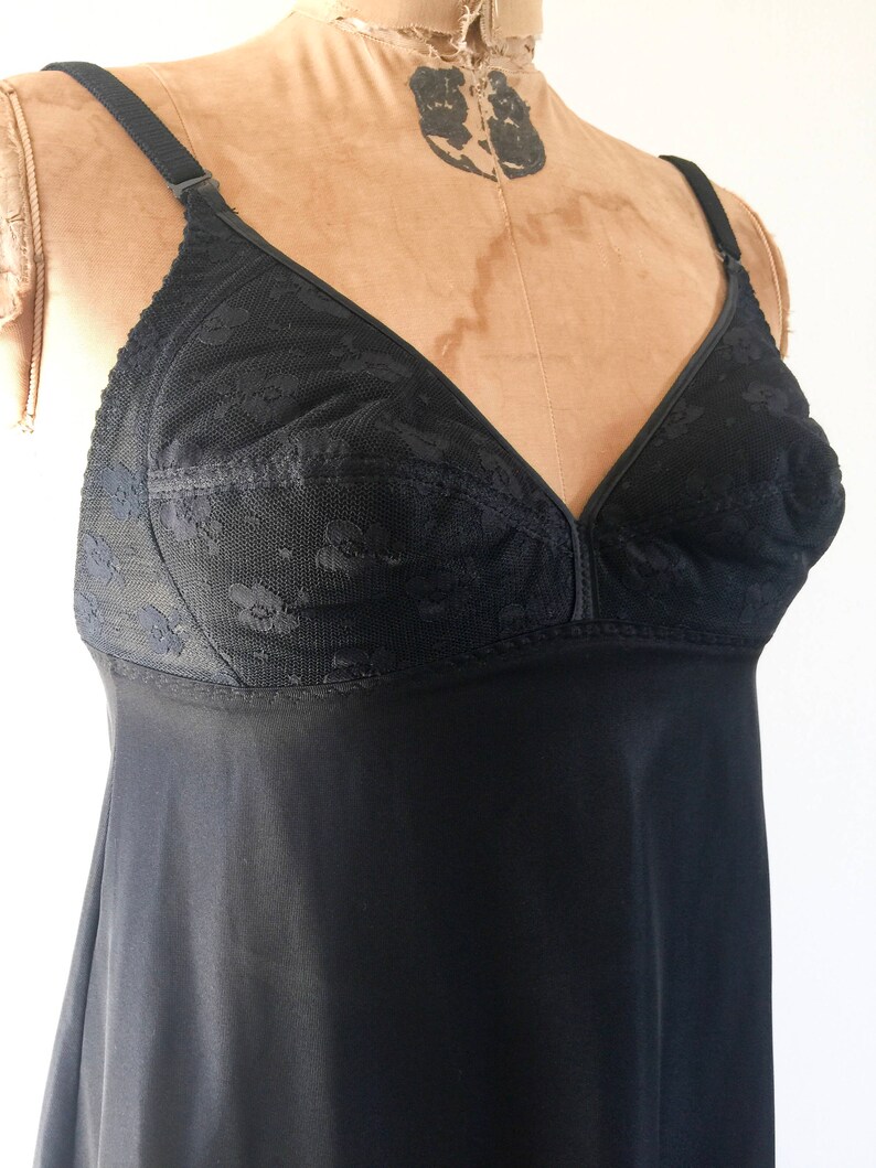 NEW 1960s Black Bullet Bra Lace Negligee 60s Corset Lace - Etsy New Zealand