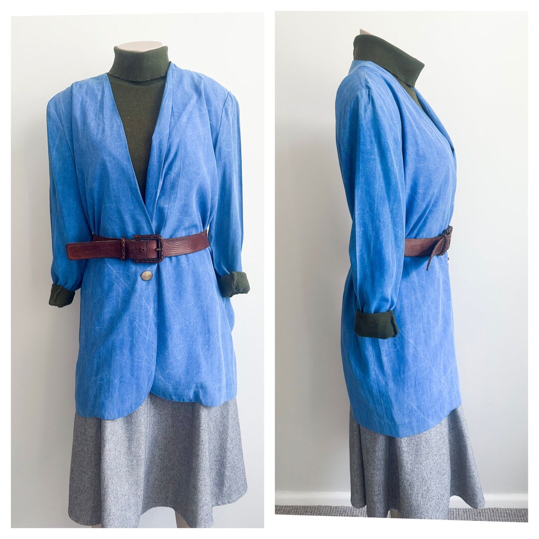 Kwai Vintage USA Blazer, 80's Oversized Jacket, 1980s Jacket, Size 10 ...