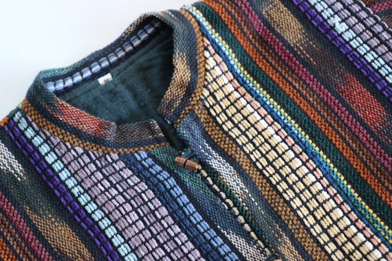 Woven Ethnic Mixed Fibre Jacket, Multi Coloured Coat,… - Gem