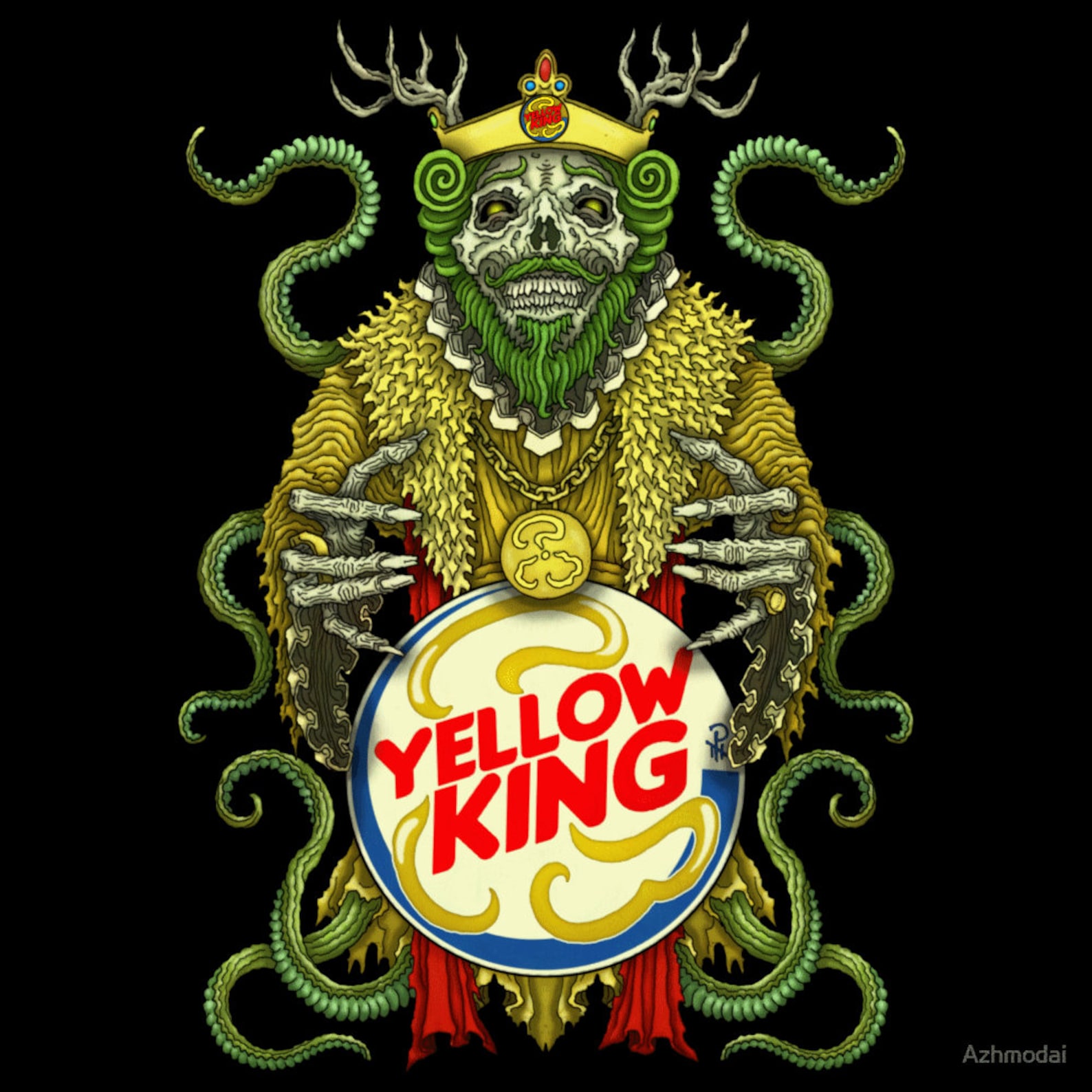 Yellow King Logo Hastur King in Yellow Yellow Sign Shirt - Etsy