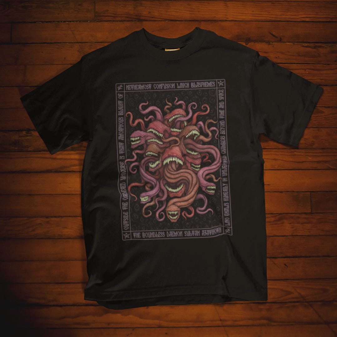 Azathoth Icon 25 - Daemon Sultan Shirt HP Lovecraft T-shirt Cthulhu Tee ...