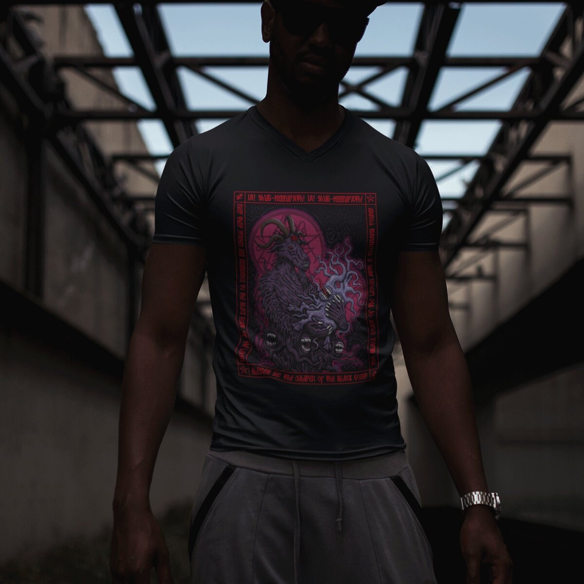 Black Goat Icon Cthulhu Shirt HP Lovecraft T-Shirt Cthulhu | Etsy