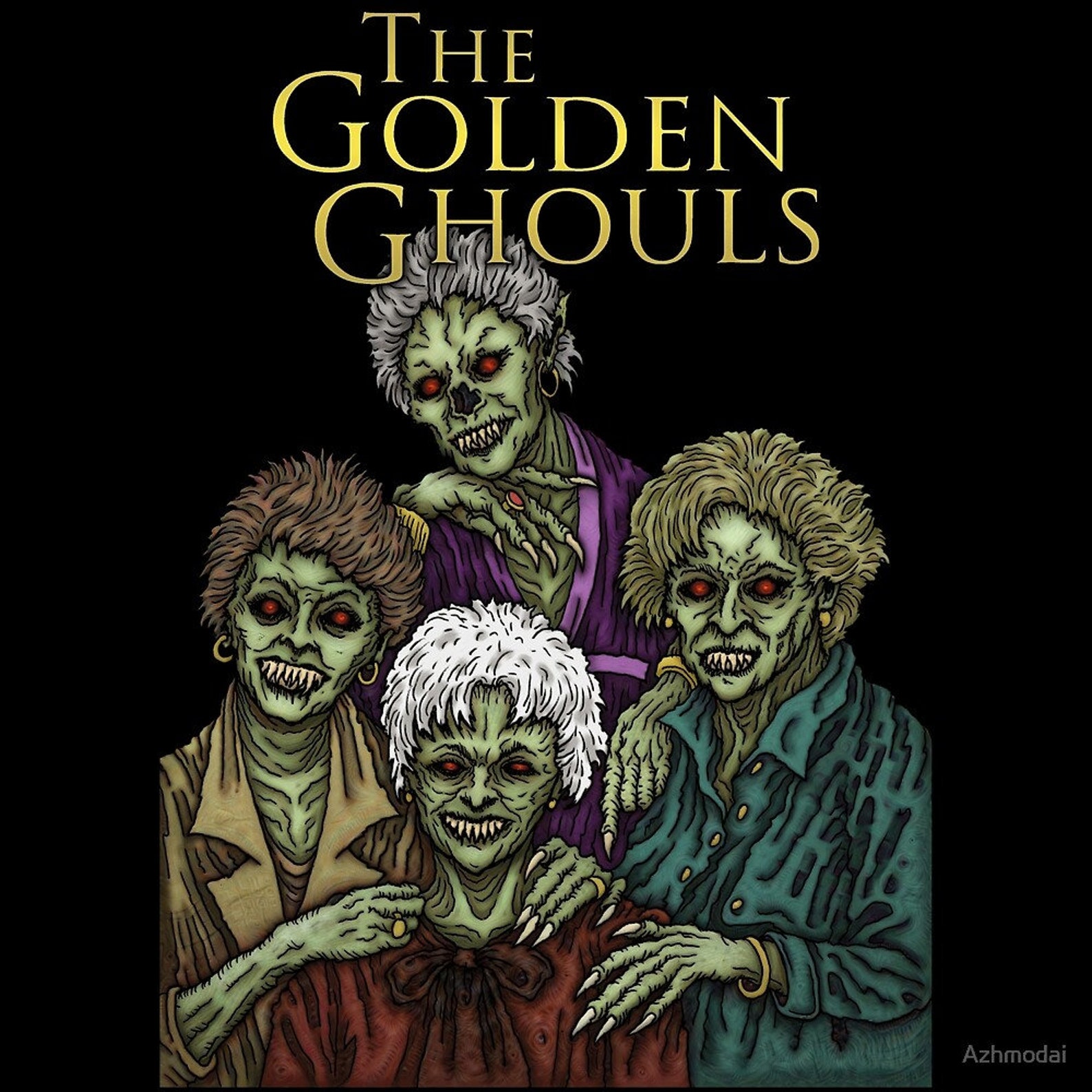 The Golden Ghouls Shirt HP Lovecraft T-shirt Cthulhu Tee Call | Etsy