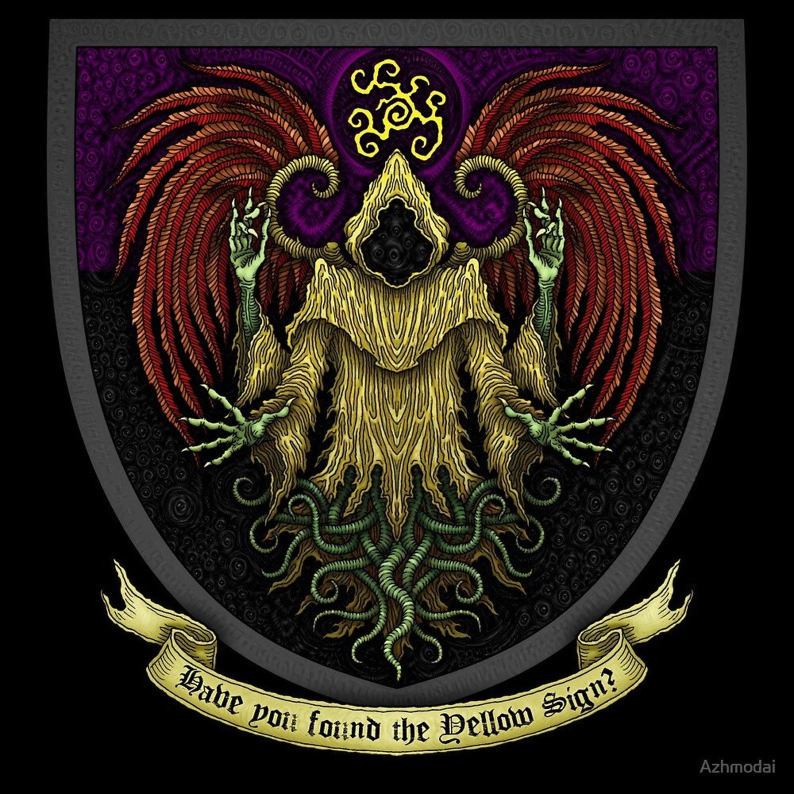 House of Carcosa the Yellow Sign King in Yellow Hastur - Etsy