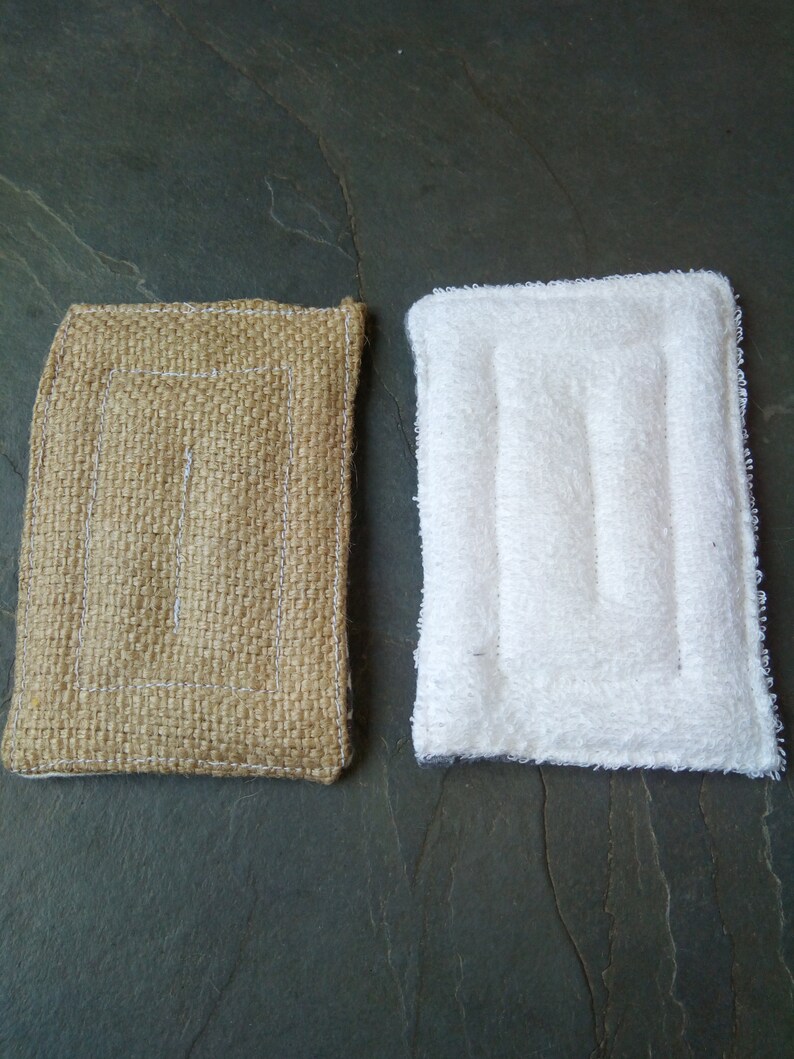 Eco Sponge Twin Pack, Plastic Free Sponge Set, Scourer Pad - Etsy