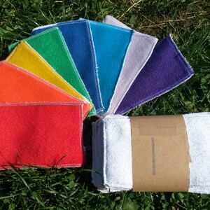 X8 Washable Wet Wipes. Reusable Wet Wipes. Rainbow Wipes. - Etsy