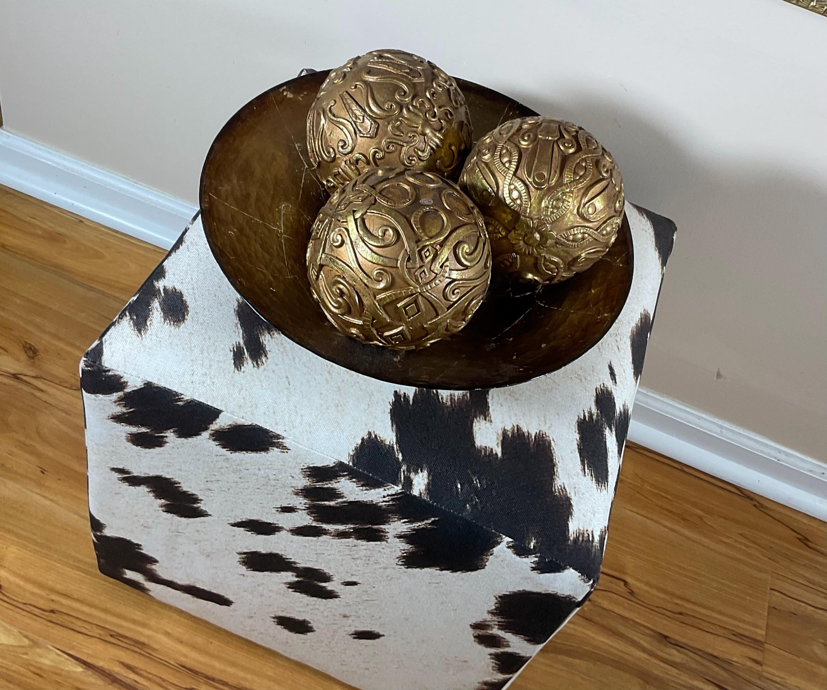Beautiful Cube Ottoman With “COW” Print. Accent Piece for Any Room.. - Etsy