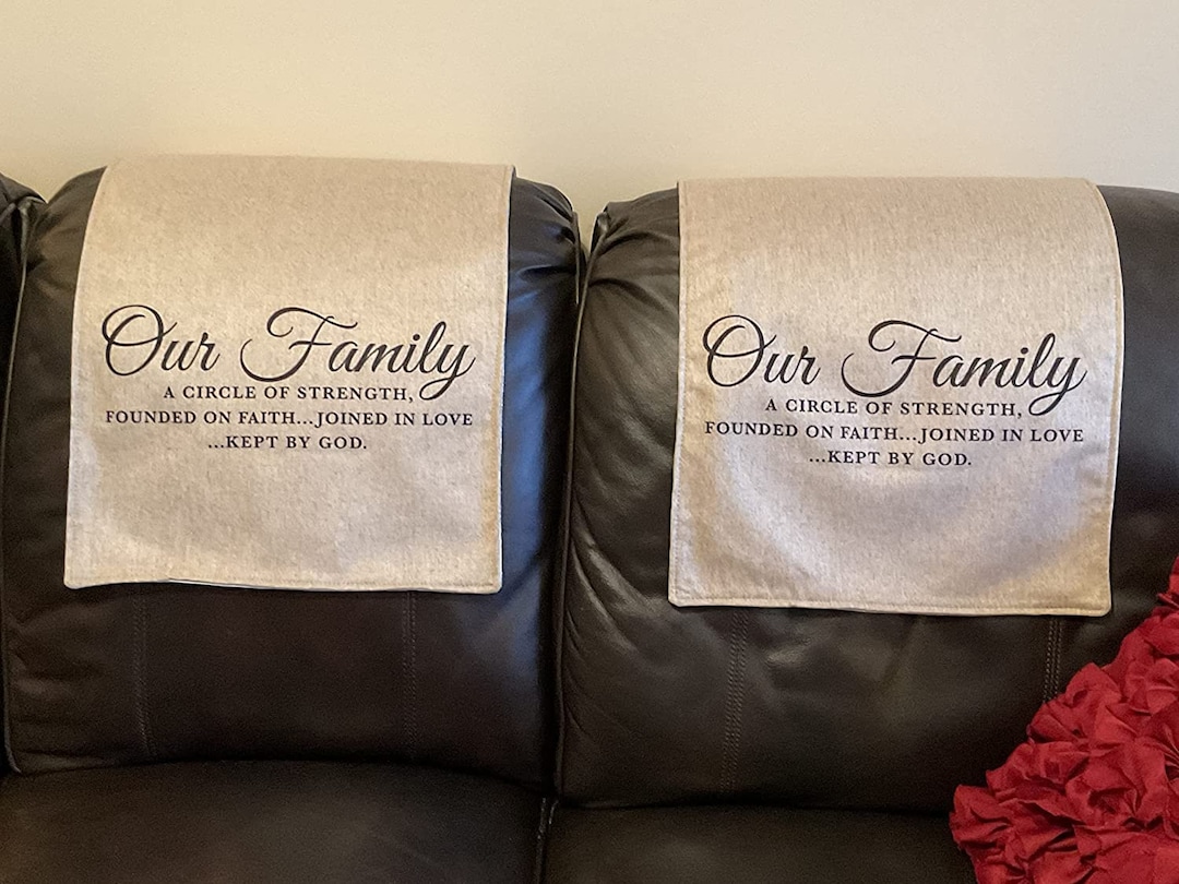 Set of Headrest Covers for Furniture Slipcover Furniture Protectors ...