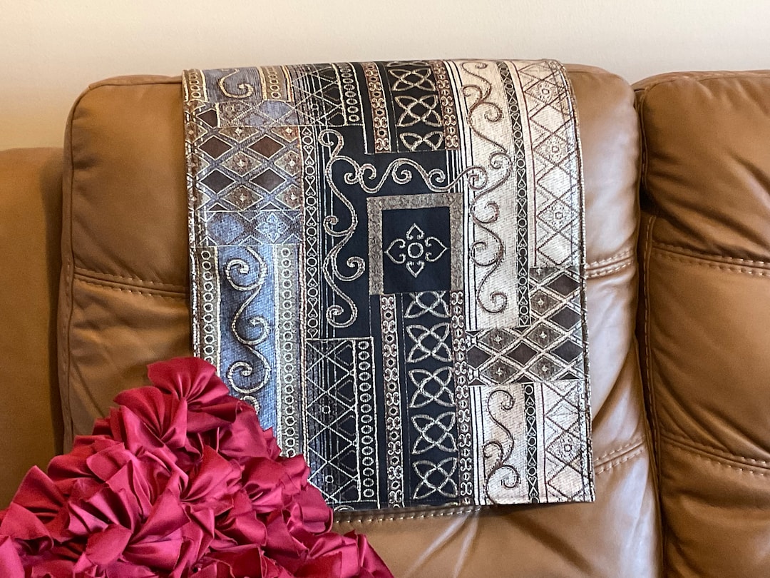 Headrest Cover, Furniture Protector, Reversible (17x27) - Etsy