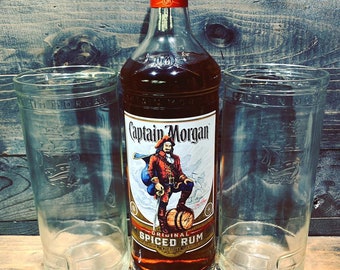 Captain Morgan Glasses | Etsy
