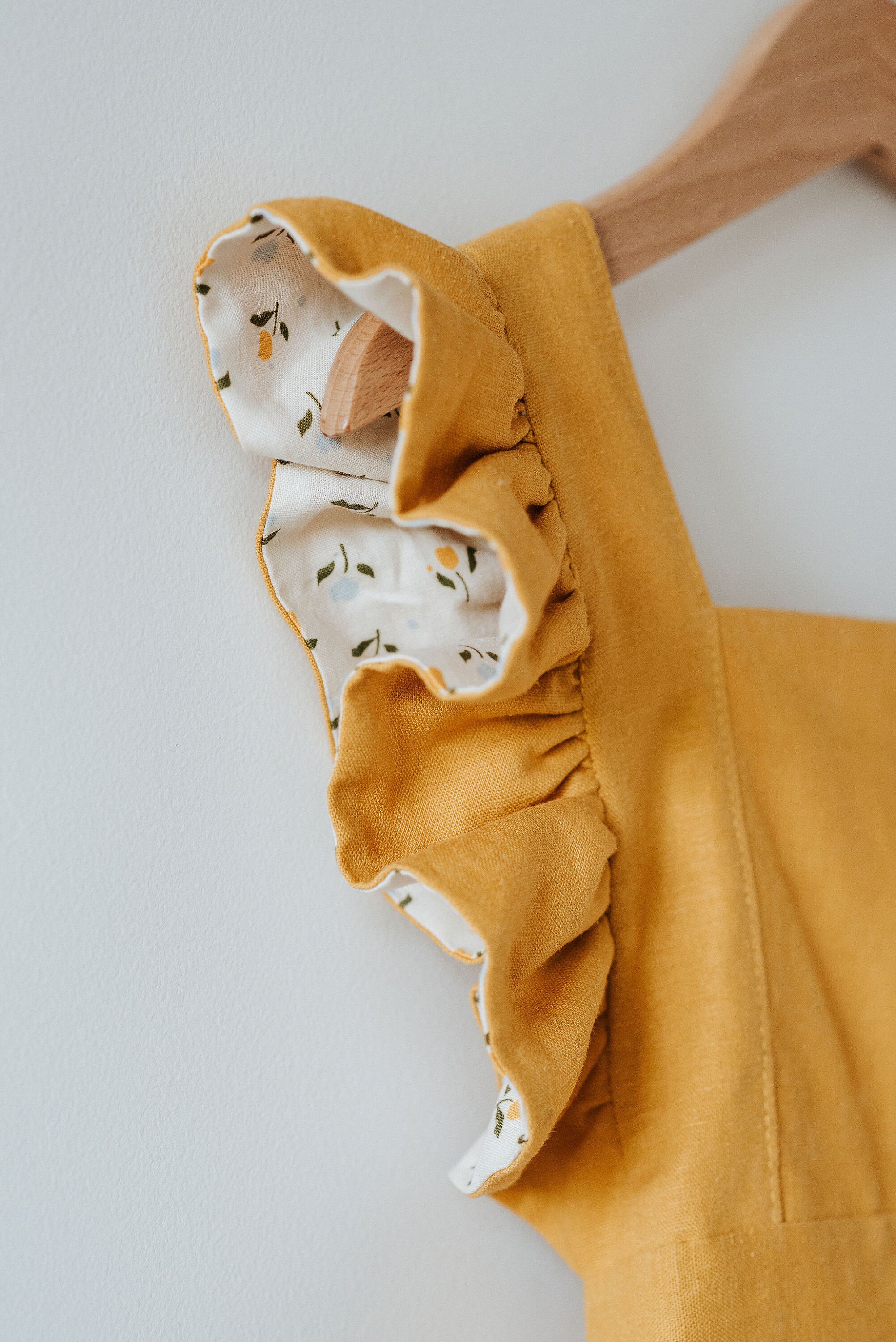 Silly Daisy Ruffle Pinafore Dress Mustard - Etsy