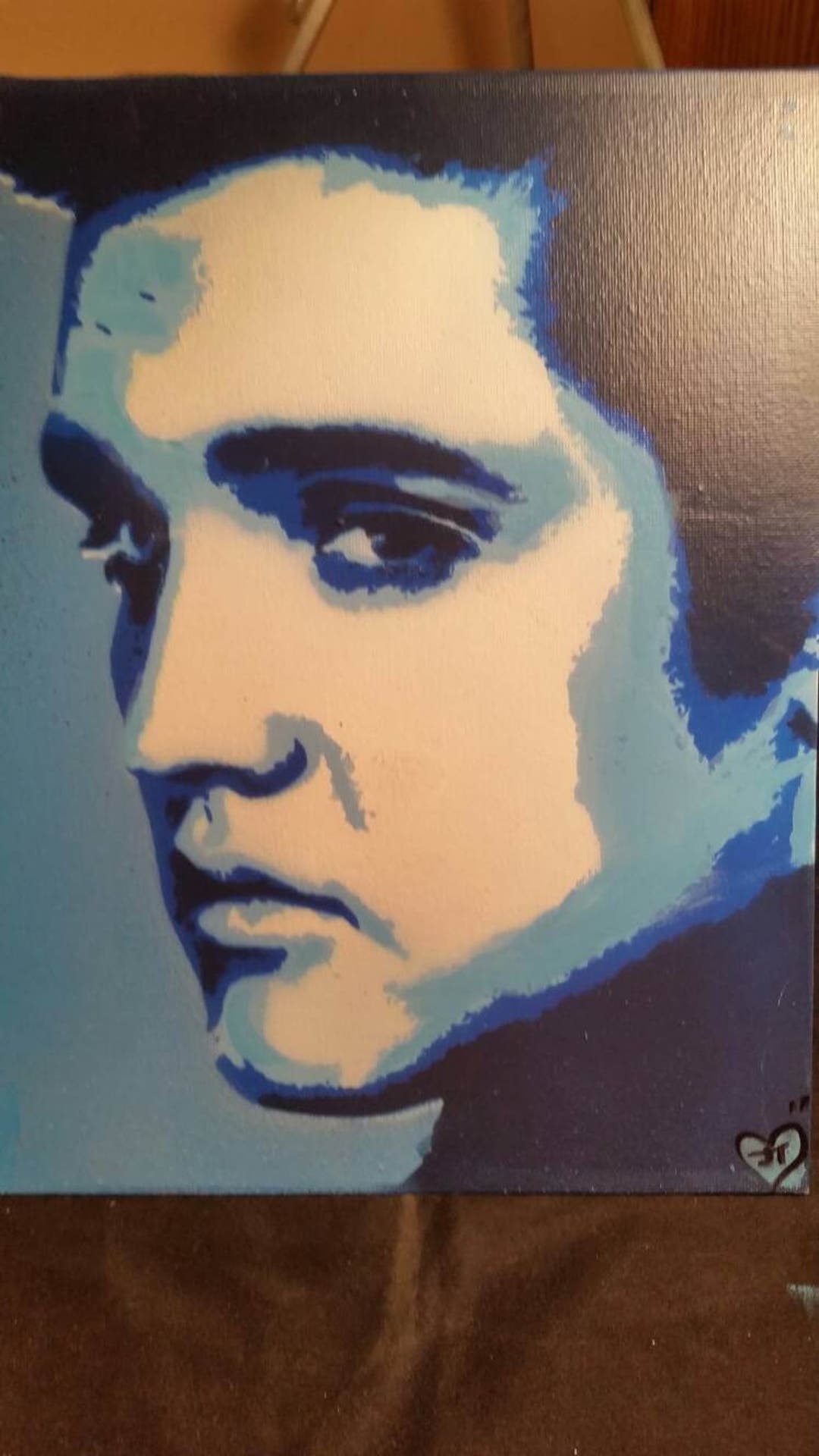 Blue Elvis Presley - Etsy