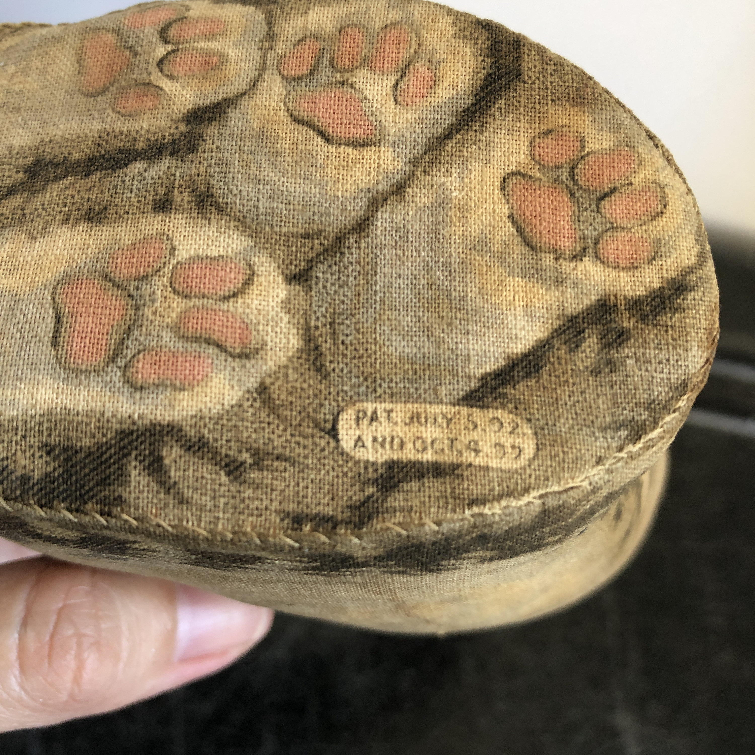 RARE! 1892 Genuine Arnold Print Works Primitive Stuffed Kitty Litho ...