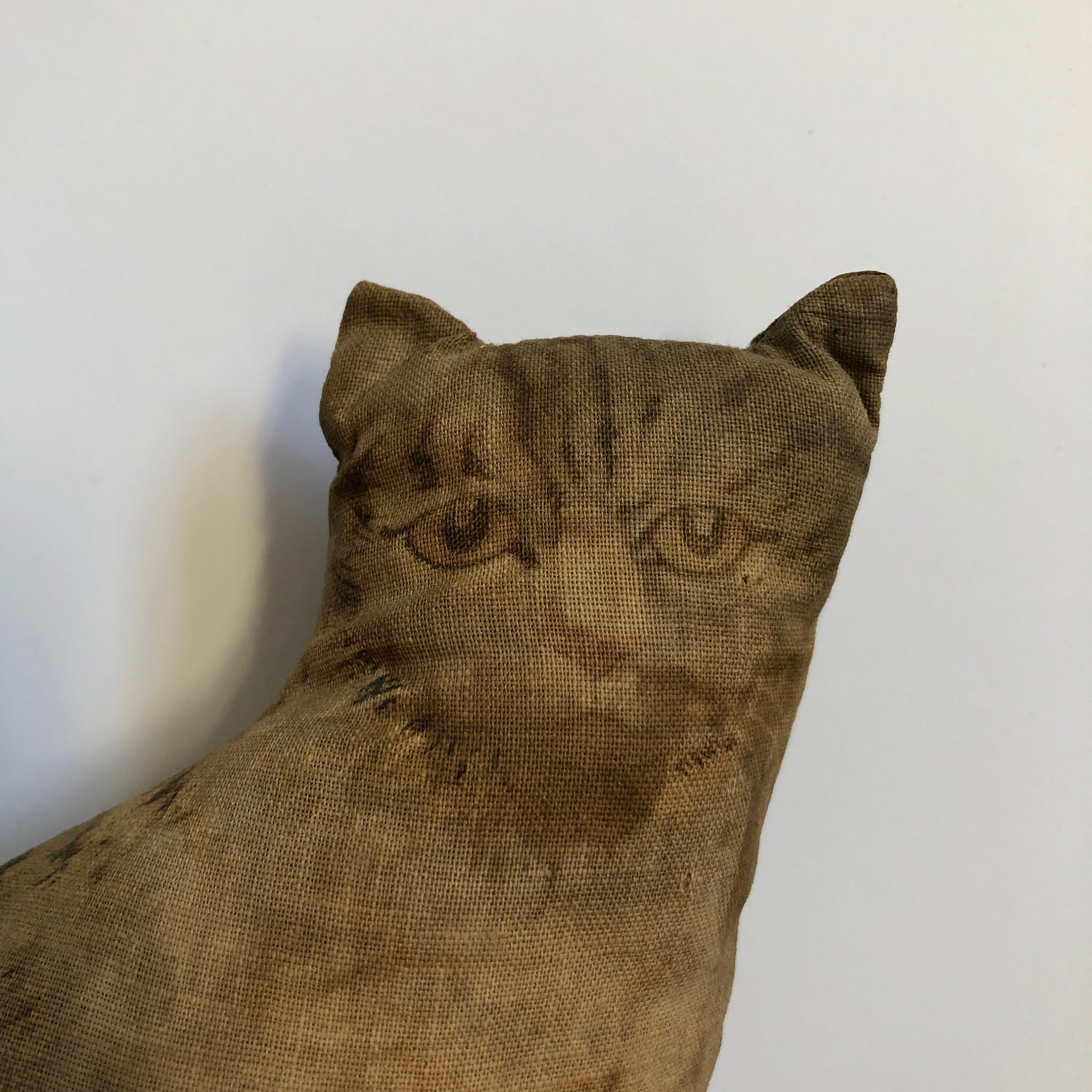 RARE! 1892 Genuine Arnold Print Works Primitive Stuffed Kitty Litho ...